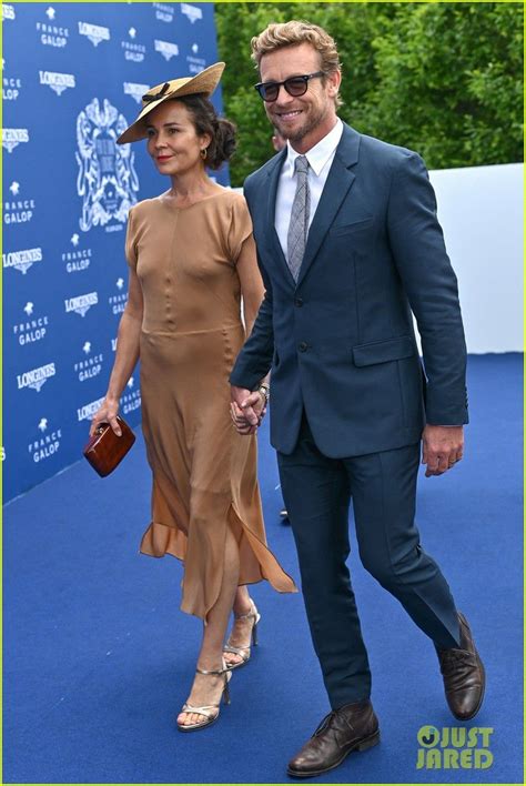 Simon Baker And Wife Rebecca Rigg Couple Up At Prix De Diane 2019