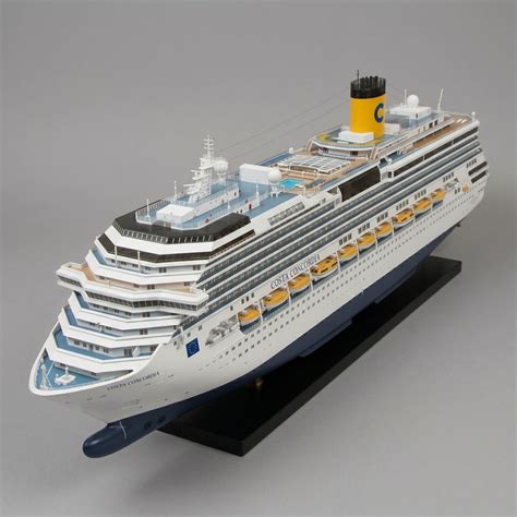Concordia Ship Model Custom Costa Concordia Scale Replica