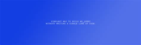 Plugin Wp Query Creator —