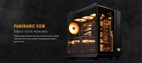 Asus Tuf Gt502 Plus Dual Chamber Design Independent Cooling Zones For The Cpu And Gpu W Pre