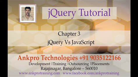 Jquery 3 Jquery Vs Javascript How Jquery Is Better Than Raw Javascript Youtube