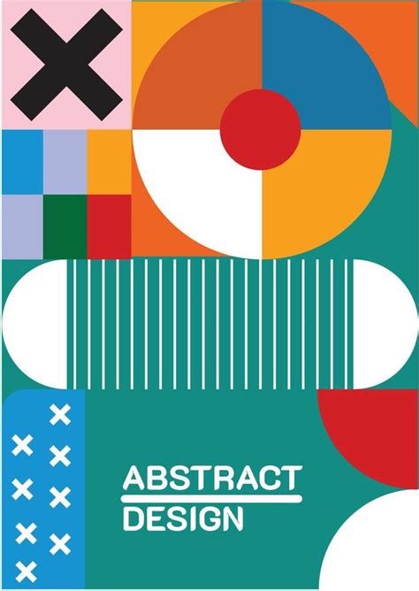 Modern Abstract Covers Set Minimal Covers Design Colorful Geometric Background Vector
