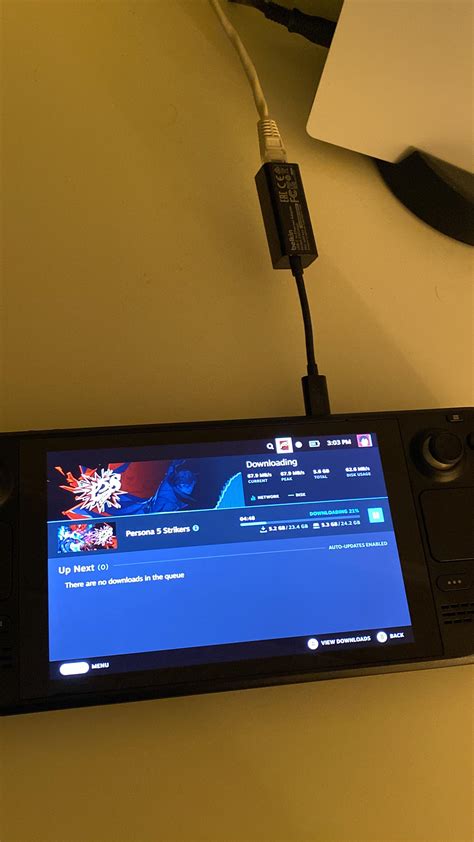 My Ethernet To USB C Doing Wonders Went From Mb To Mb One Hour Download To Minutes R