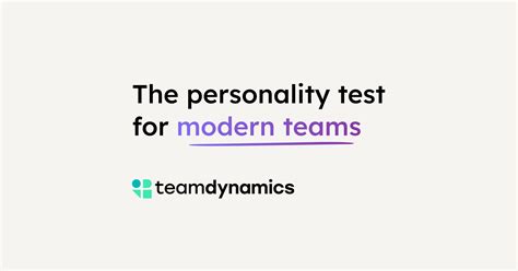 Use Cases Teamdynamics Team Personality Test