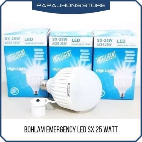 PJ BOHLAM EMERGENCY LED SX Watt Lampu Emergency WATT Dan Sx Watt Bohlam Darurat