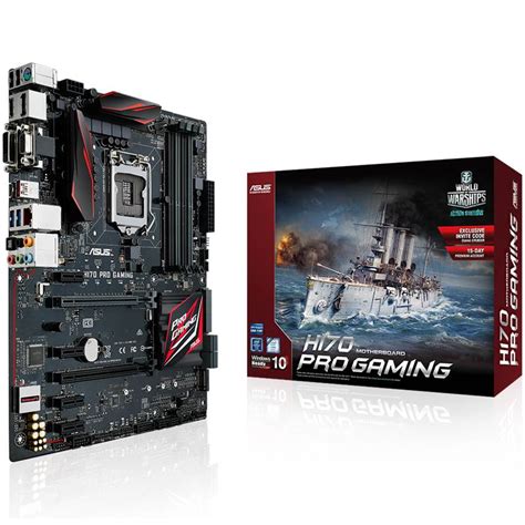 ASUS H170 Pro Gaming LGA 1151 Motherboard H170 PRO GAMING Mwave