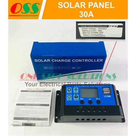 Jual Solar Panel Charger Controller Scc Panel Surya 30a 12v 24v