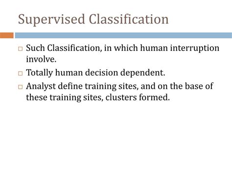 Ppt Supervised Classification Powerpoint Presentation Free Download