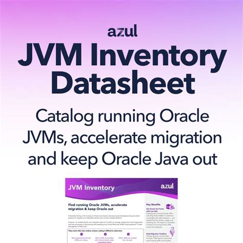 Jvminventory Oraclejava Javamigration Azulplatformcore Matt W