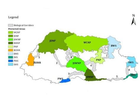 National Parks Protected Areas In Bhutan Bhutan Pelyab Tours And Treks