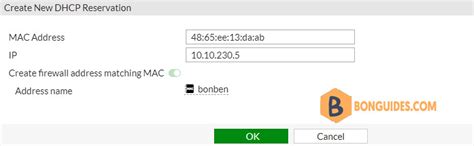 How To Reserve An Ip Address In Fortigate Firewall
