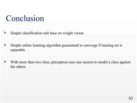 perceptron algorithm ppt technology and computing