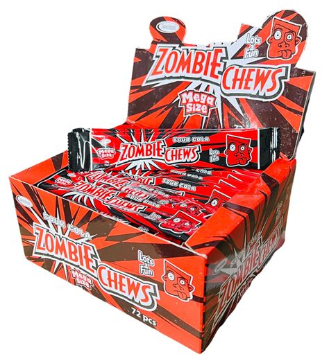 Zombie Chews Sour Cola 28g Tempting Sweets