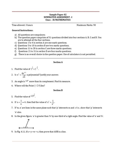 Maths Sa1 Sp2 Pdf Factorization Triangle
