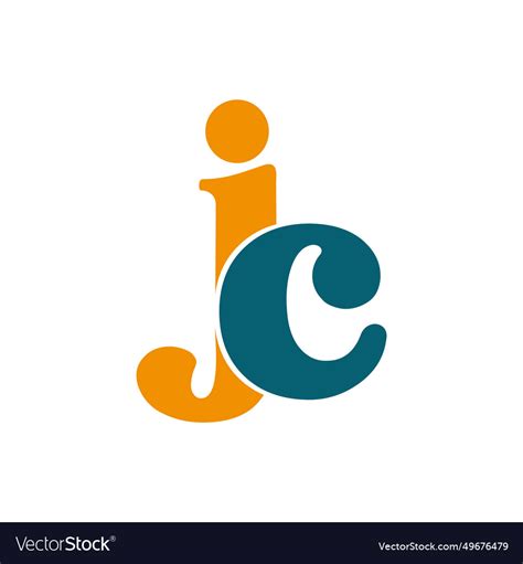 Creative Simple And Elegant Initial Letter Jc Logo