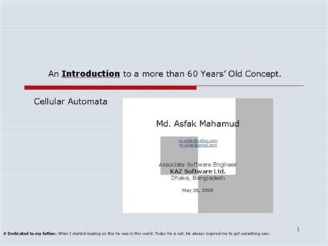 Cellular Automata Pdf