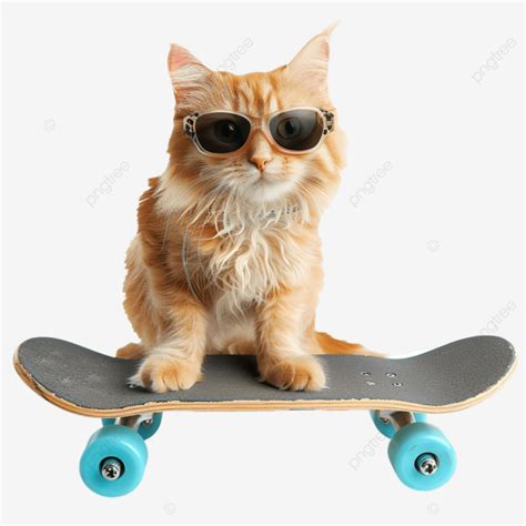 고양이 스케이트보드 Png 일러스트 Psd 및 클립 아트에 대한 무료 다운로드 Pngtree