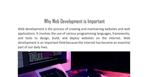 Why Web Development Is Important By Front End Web Developer Issuu