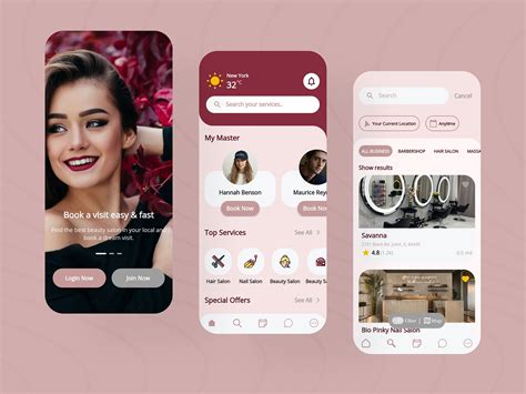 Beauty Parlour Screen Of Prokit Biggest Flutter 2 0 Ui Kit By Iqonic Design On Dribbble