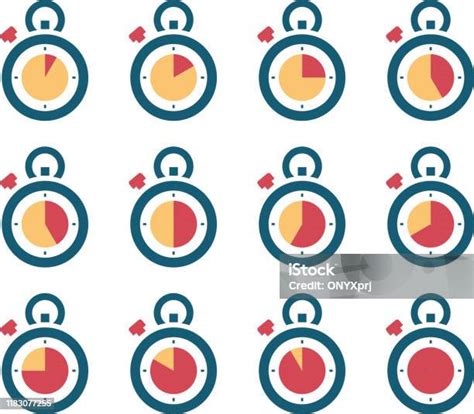 타이머 기호입니다 24 시간 애니메이션 시계 빠른 디지털 분 벡터 픽토그램 스톱워치에 대한 스톡 벡터 아트 및 기타 이미지 스톱워치 활력 2 위 상 종류 Istock