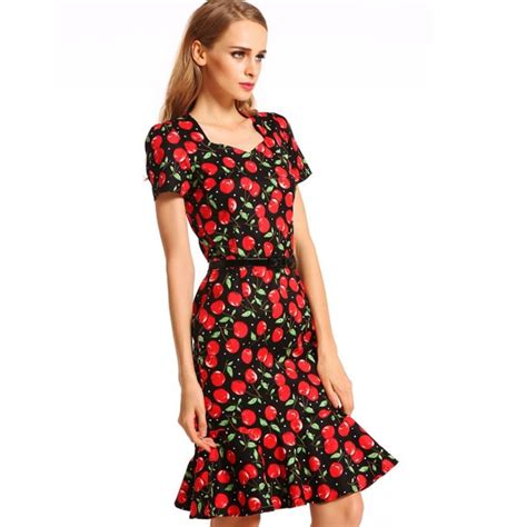 Plus Size Cherry Dress Pluslookeu Collection