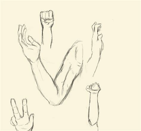 Arm Sketch By Iamichor On Deviantart