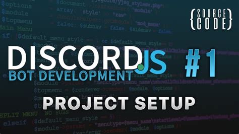 Discordjs Bot Development Project Setup Episode 1 Youtube