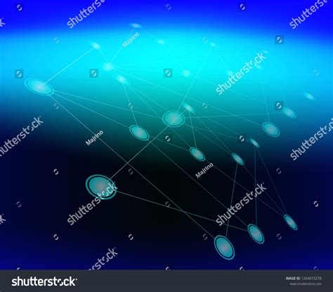 Internet Connection Abstract Sense Science Technology Stock Vector Royalty Free 1264073278