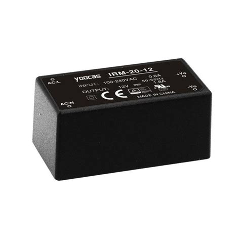 AC DC Single Output Encapsulated Power Supply Input 85 264Vac Output 5Vdc At 3 0A PCB Mount