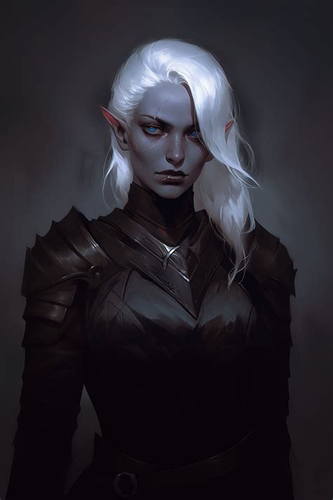 Zeerith The Blue Eyed Drow By Cptlande On Deviantart