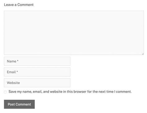 how to remove the wordpress author comment link and website field
