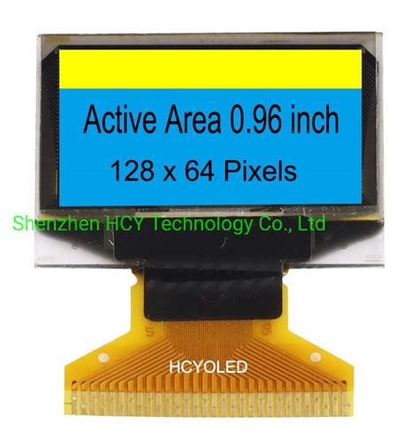 Small Sized 0 96 Inch Oled Display With 128x64 Resolution For Various Applications China Oled
