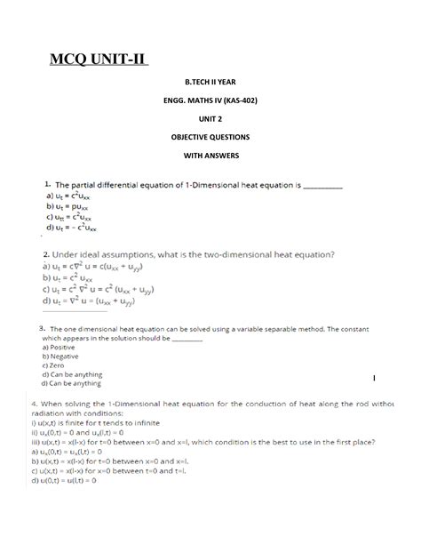 Solution Engineering Mathematics Practice Quiz Studypool
