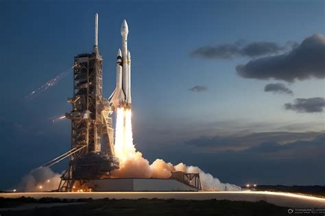 Premium Photo Rocket Photo Spaceship Background Rocket Launch