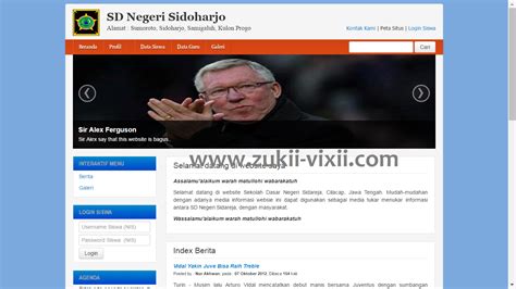 download source code aplikasi website sekolah dasar sd berbasis web