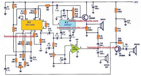 Motion Detector Circuit Using Doppler Effect Homemade Circuit Projects