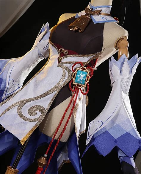 AGCOS Genshin Impact Ganyu Cosplay Costume Woman Ganyu Sexy Dress Game Genshin Impact Cosplay
