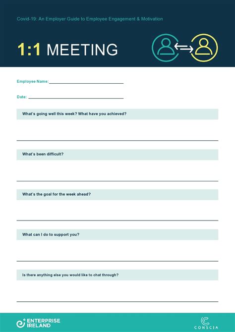 One On One Meeting With Employee