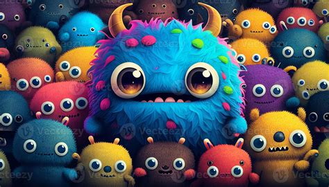 Cute Monster Wallpapers 4k Hd Backgrounds On Wallpaperbat