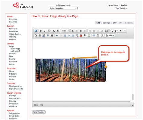 How To Add Links On Your Website Toolkit Support