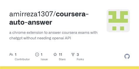Github Amirreza1307coursera Auto Answer A Chrome Extension To Answer Coursera Exams With