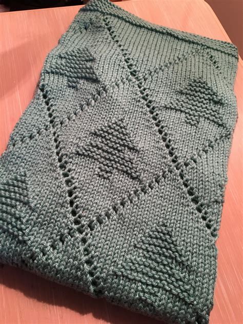 Christmas Tree Blanket Knitting Pattern Baby Blanket PDF Etsy UK
