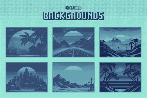 creative veila bitmap dither text effect set