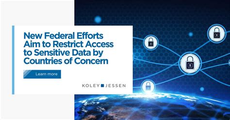 Max J Burbach On Linkedin New Federal Efforts Aim To Restrict Access To Sensitive Data By