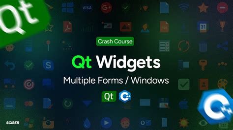 Working With Multiple Forms In Qt C Qt Widgets Crash Course Youtube