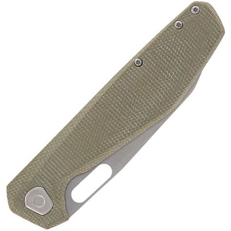 Gerber 4125 Slimsada Stonewash Framelock Knife Green Handles High
