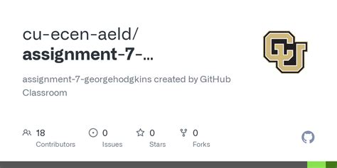 GitHub Cu Ecen Aeld Assignment Georgehodgkins Assignment
