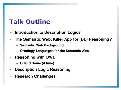 Ppt Reasoning With Expressive Description Logics Powerpoint Presentation Id1757572