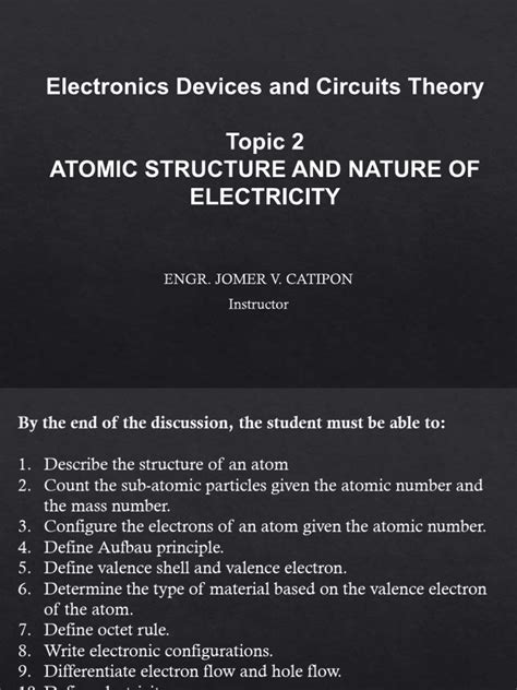 Elex1 Topic 2 Atomic Structure 1 Pdf