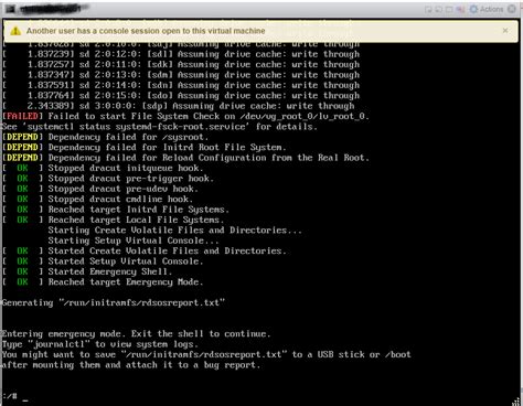 Failed To Start File System Check Vcenter Jordansphere